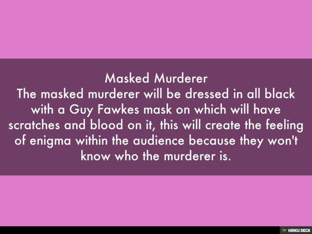 Character Description | PPT