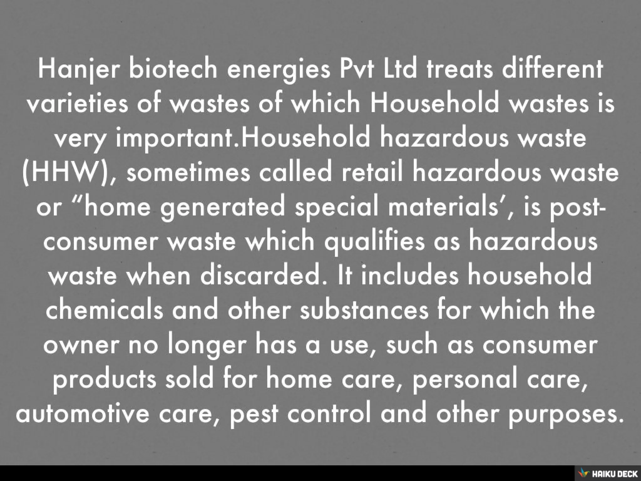 Hanjer Biotech Energies Pvt Ltd | PDF