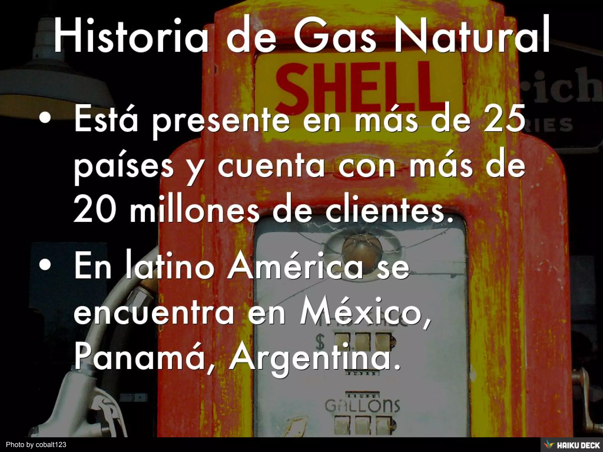 Historia de Gas Natural | PDF