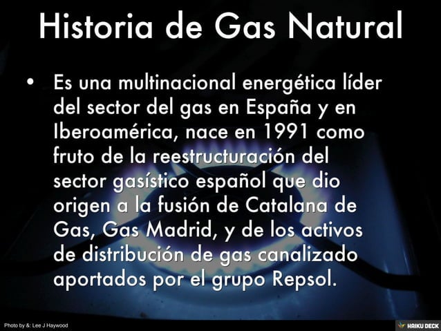 Historia de Gas Natural | PDF