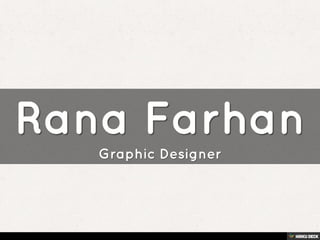 Rana Farhan | PDF | Design | Fine Art