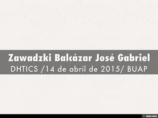 Zawadzki Balcázar José Gabriel | PDF | Poetry | Books and Literature