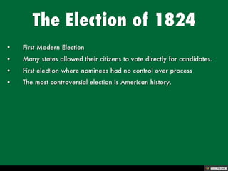The Election of 1824 &1828 | PDF | Elections | Politics