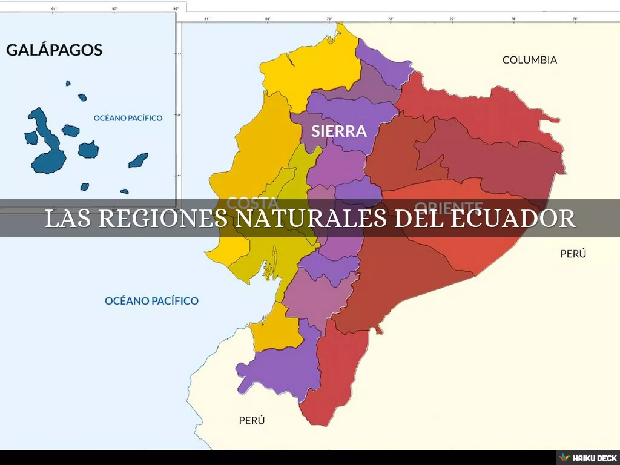LAS REGIONES NATURALES DEL ECUADOR | PPT