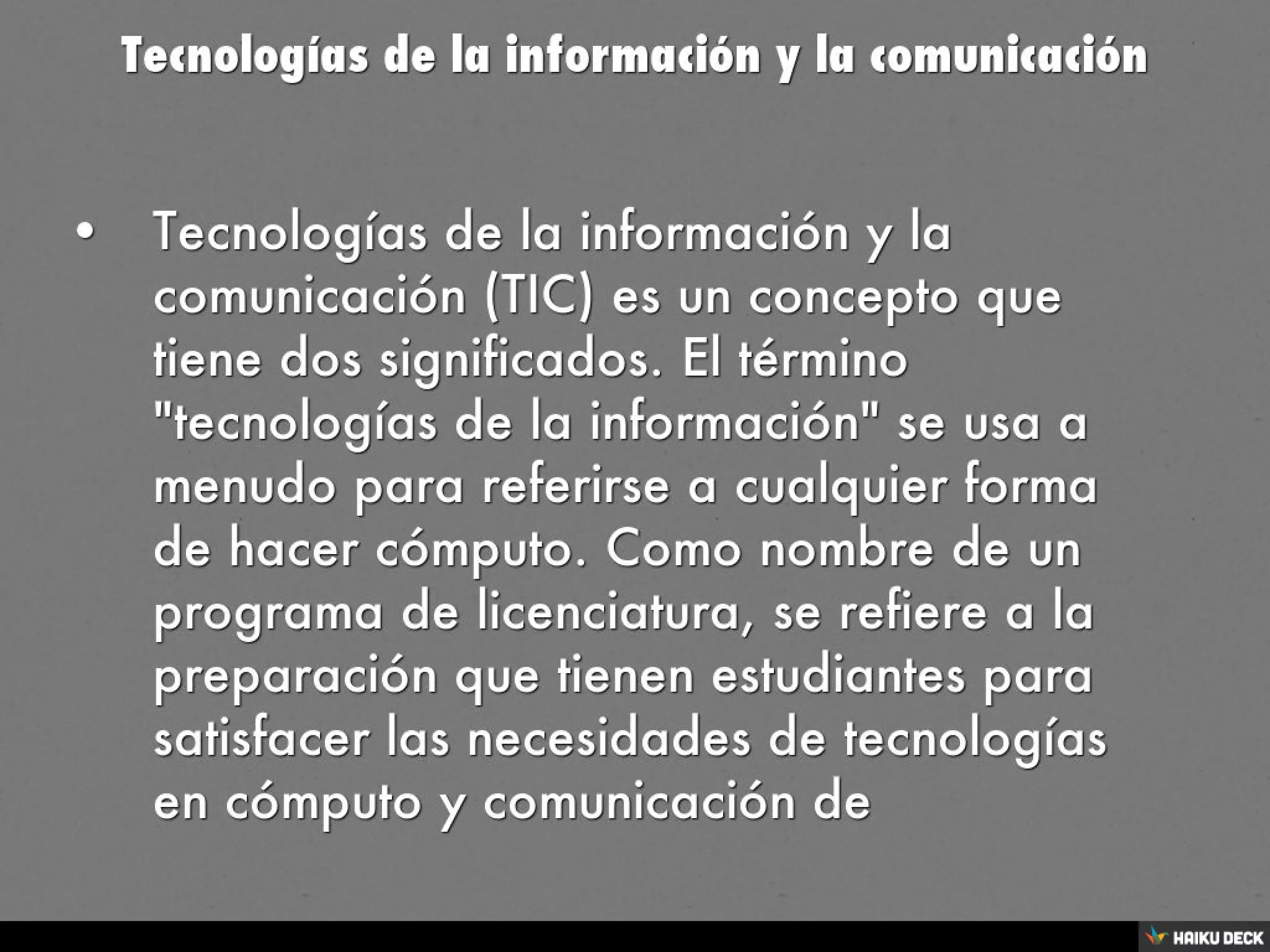 las tics | PPT