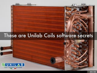 Unveiling the secrets of Unilab Coils software | PDF