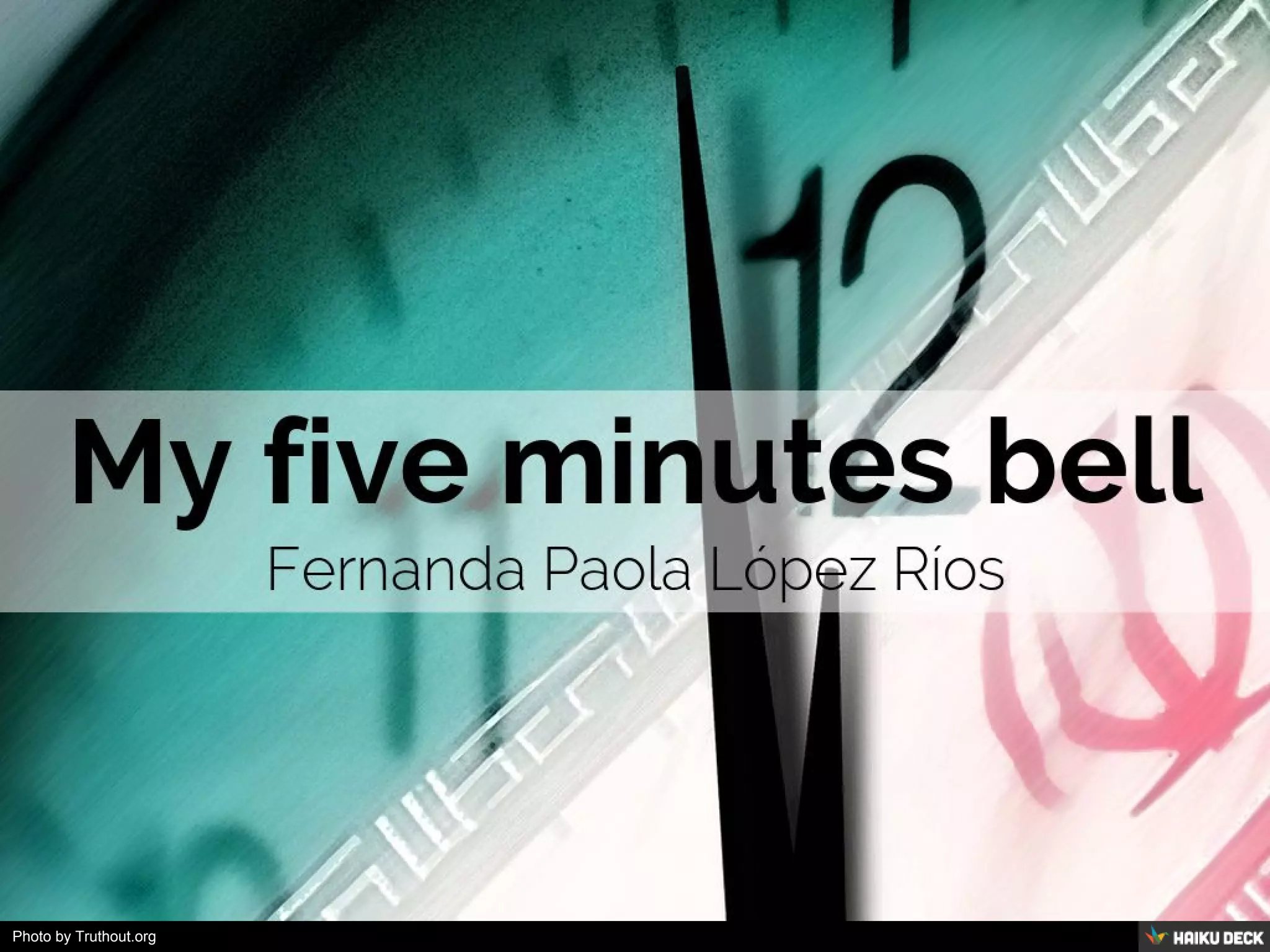 My five minutes bell | PPT