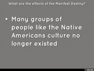 Manifest Destiny | PDF