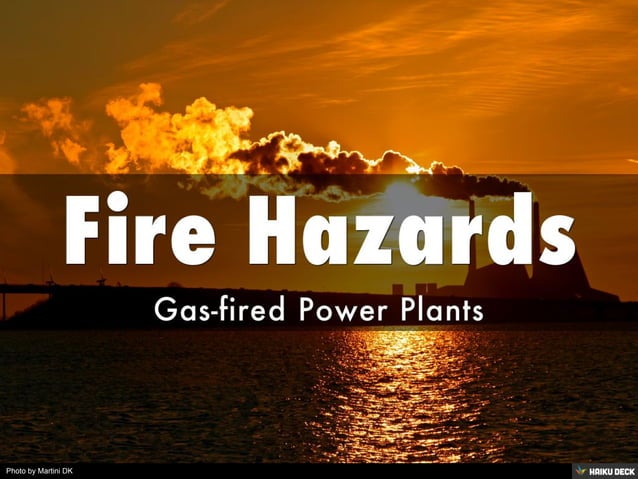 Fire Hazards for Gas-Fired Power Plants | PDF
