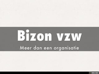 Bizon vzw | PDF