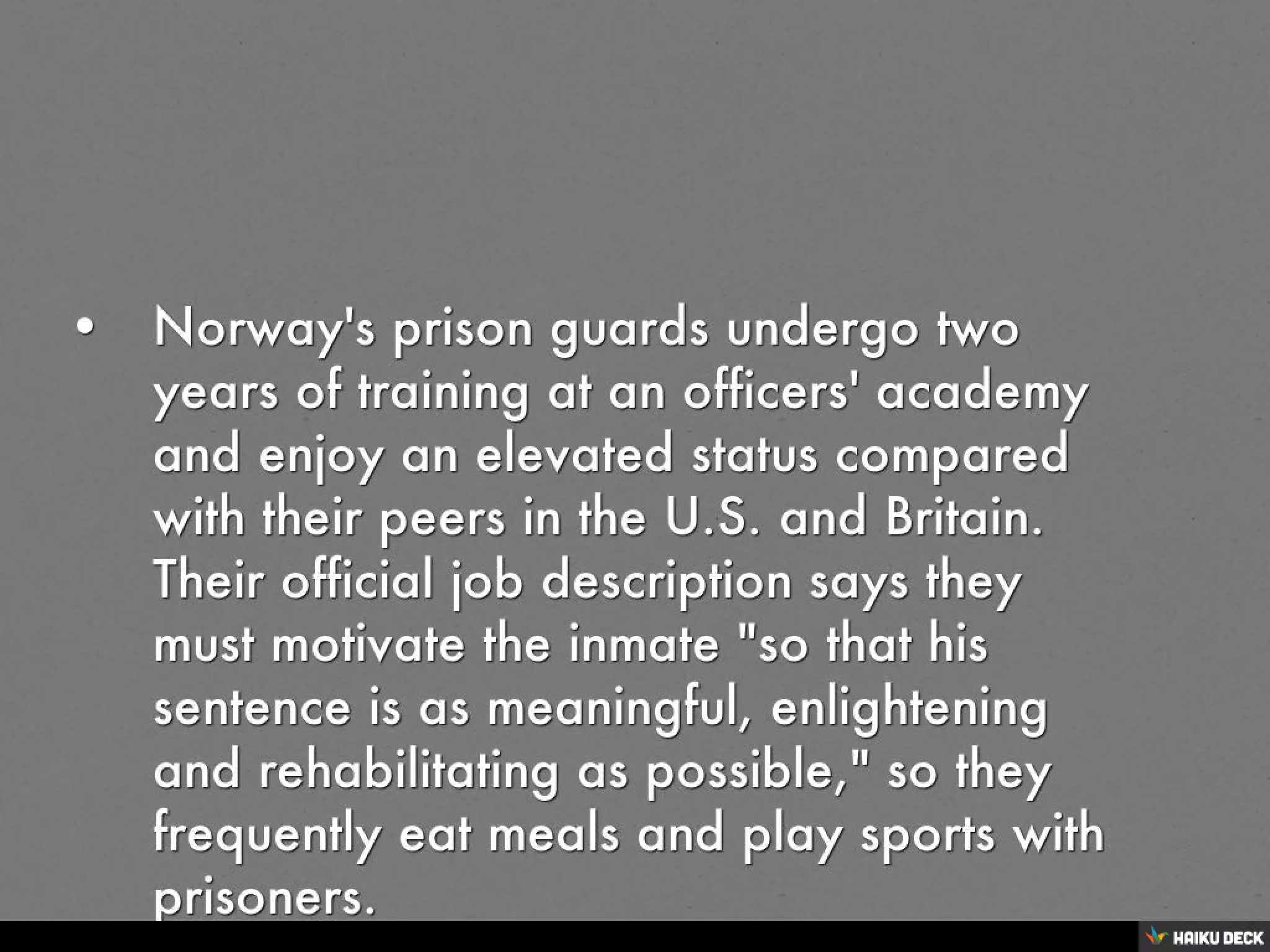 Norway Prisons | PDF