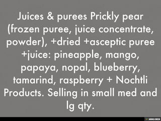 Fruit Purees and Juices | PDF