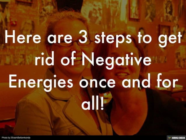 3 Steps to Get Rid of Negative Energies | PDF