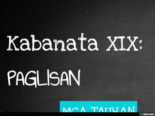 KABANATA 19: PAGLISAN | PDF