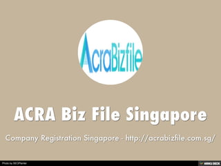 ACRA Biz File Singapore | PPT
