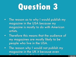 Evaluation Question 3 | PPT