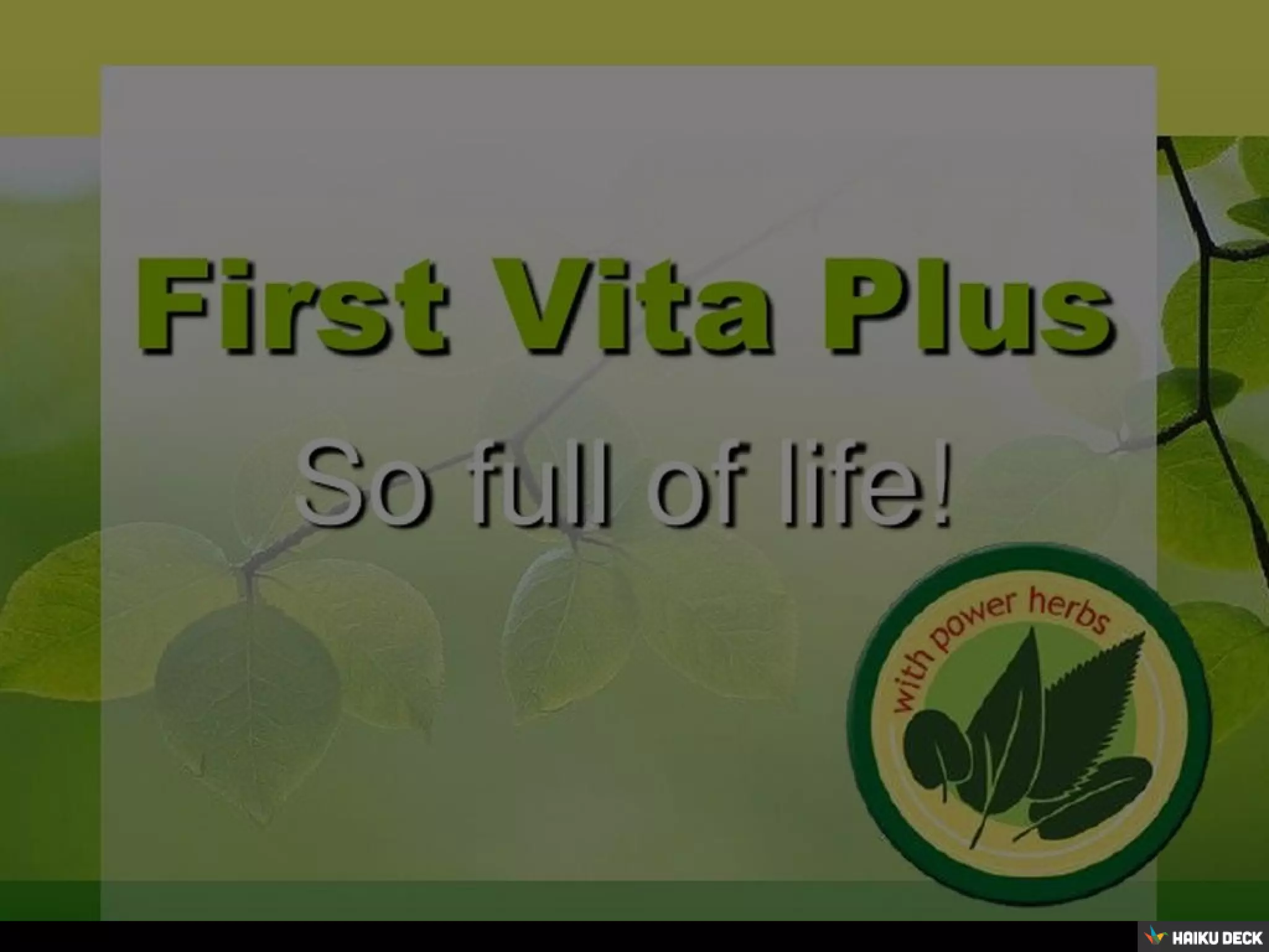 first vita plus | PDF