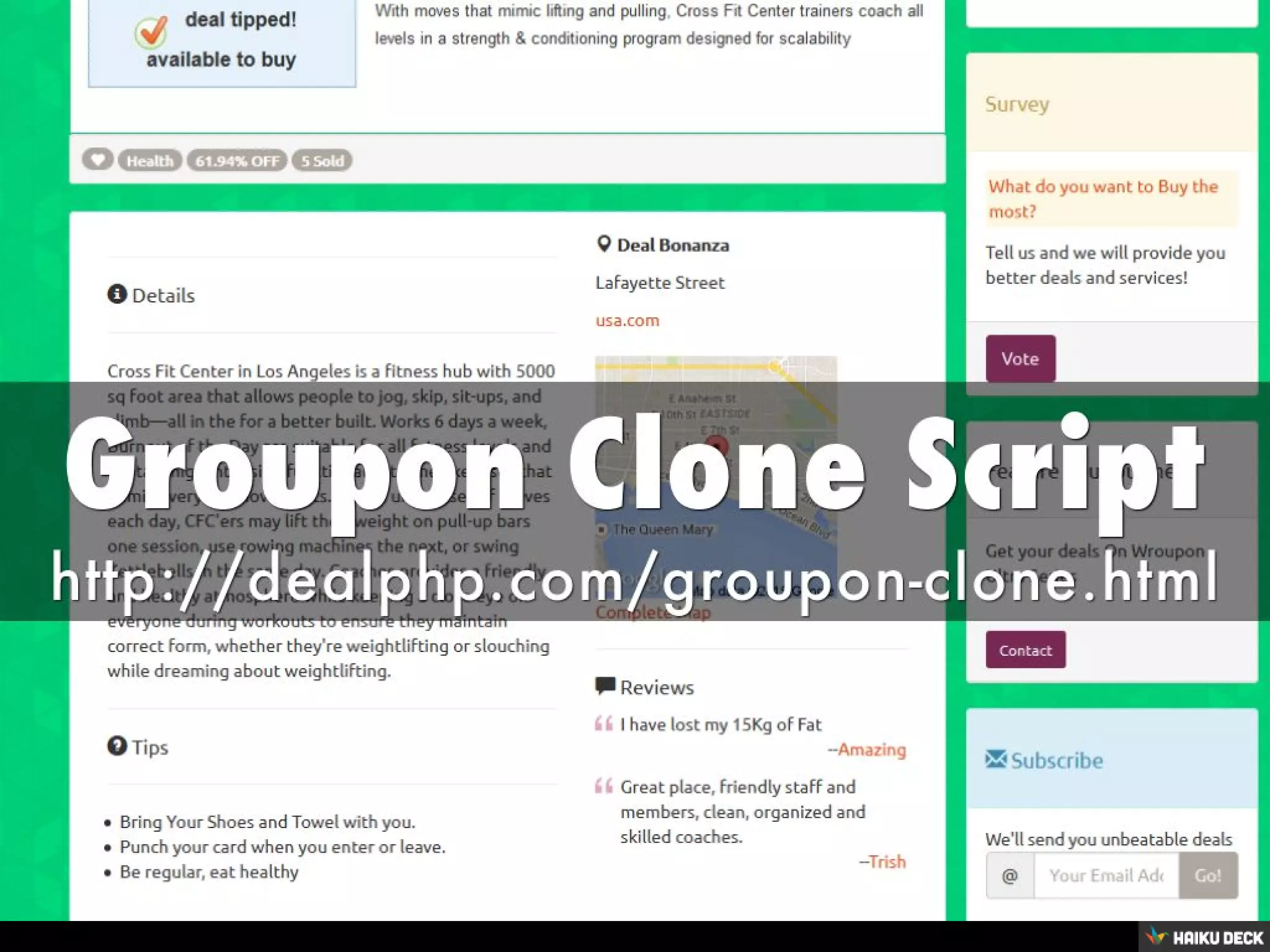 Groupon Clone | PPT
