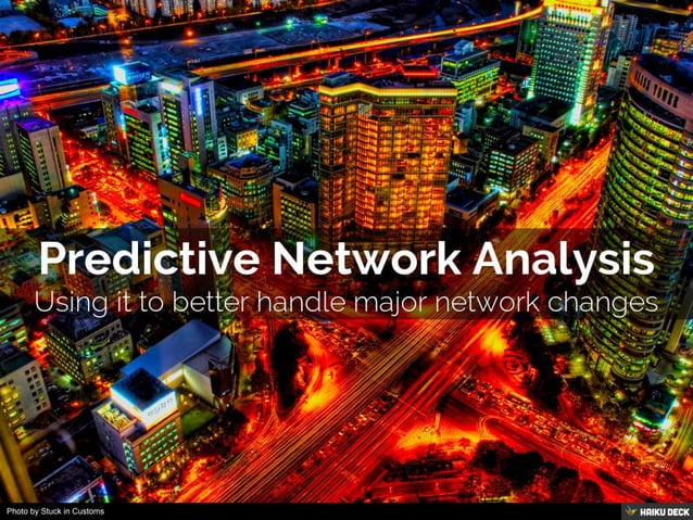 Predictive Network Analysis | PPT