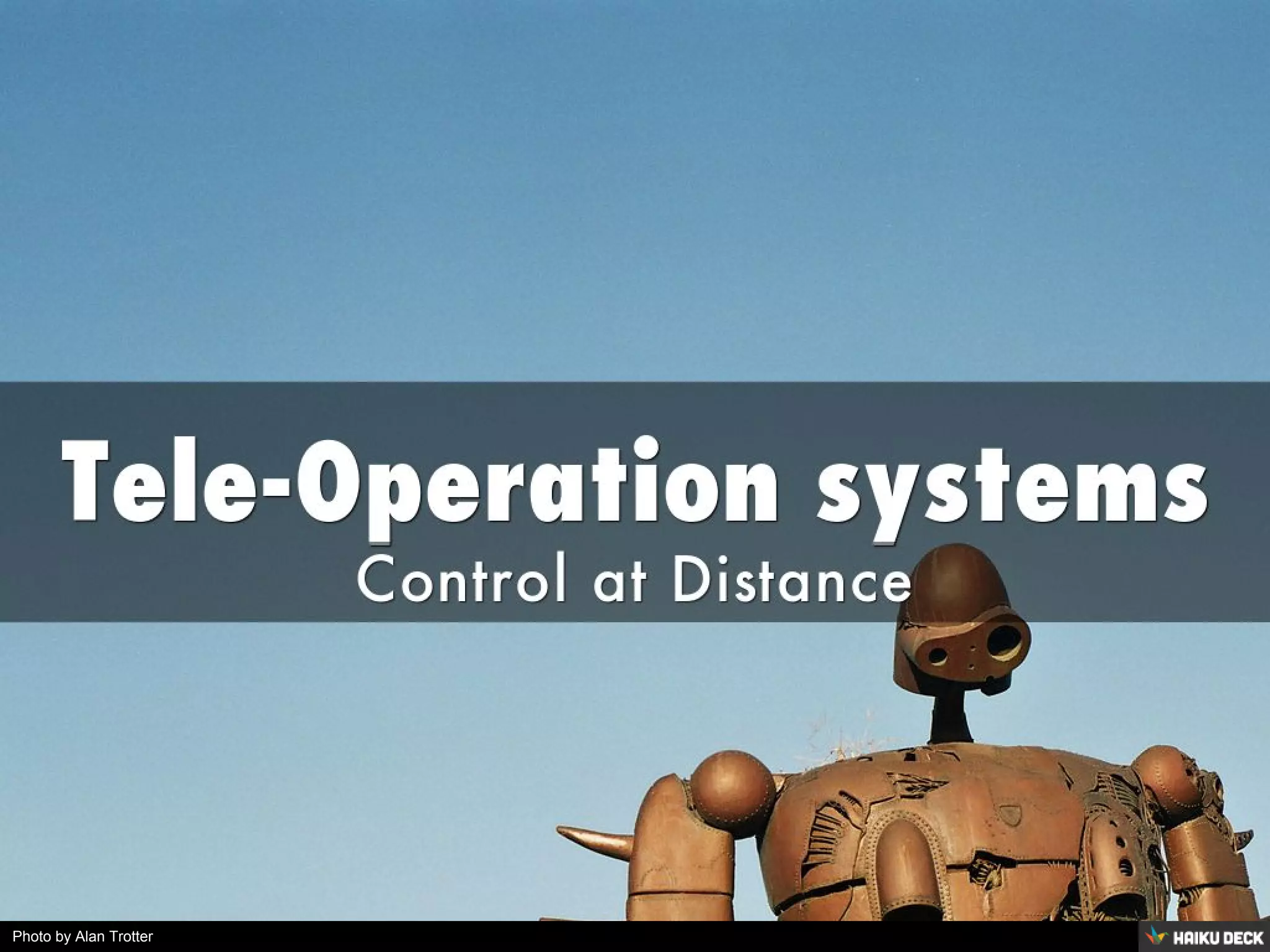 Tele-Operation systems | PDF