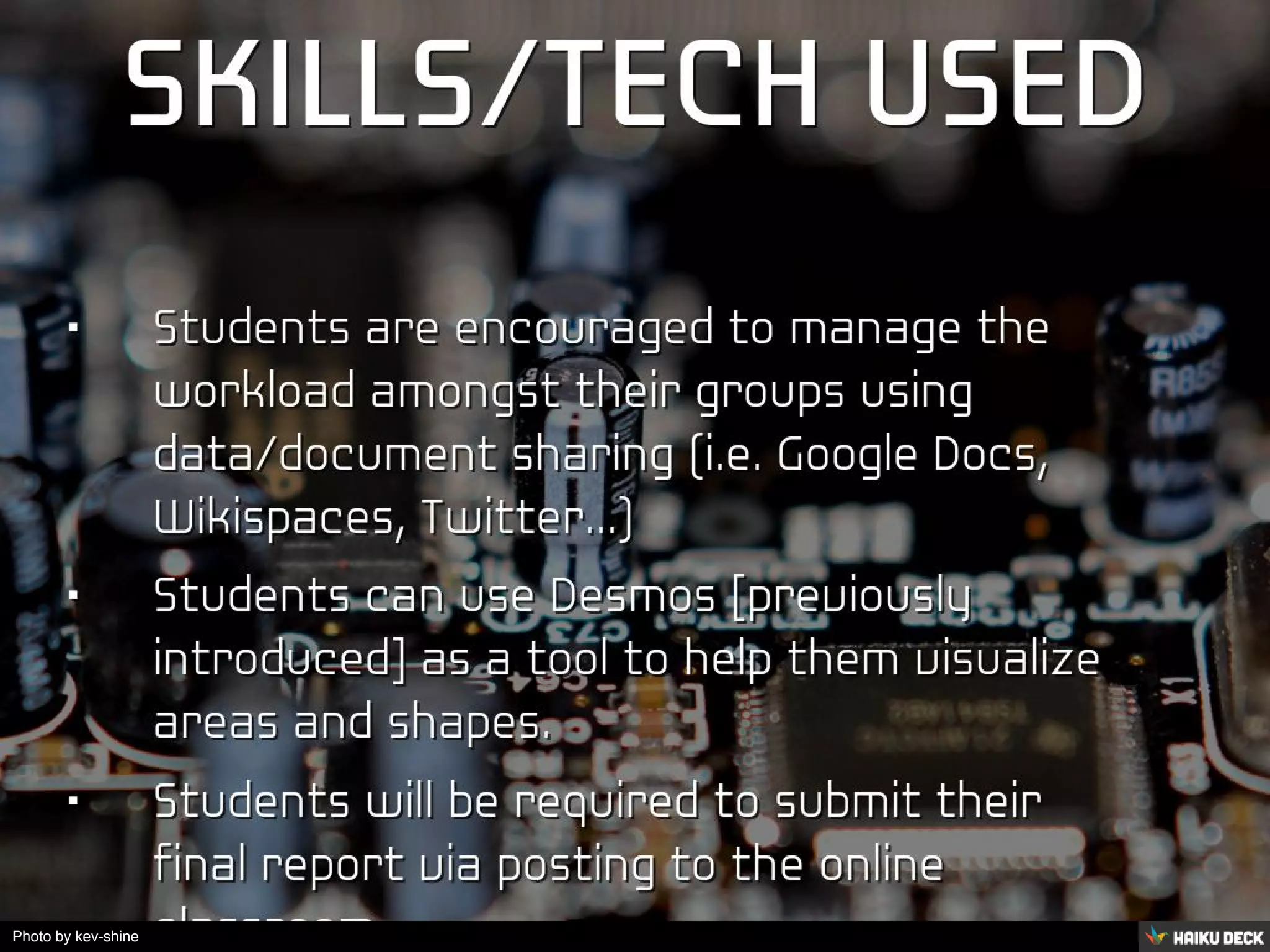 High School Geometry Final Unit Project | PPT