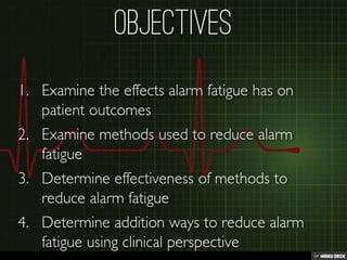 Examining methods to reduce alarm Fatigue | PDF