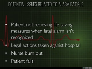 Examining methods to reduce alarm Fatigue | PDF