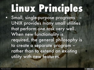 Linux principles and philosophy | PDF
