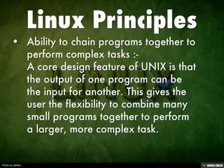Linux principles and philosophy | PDF