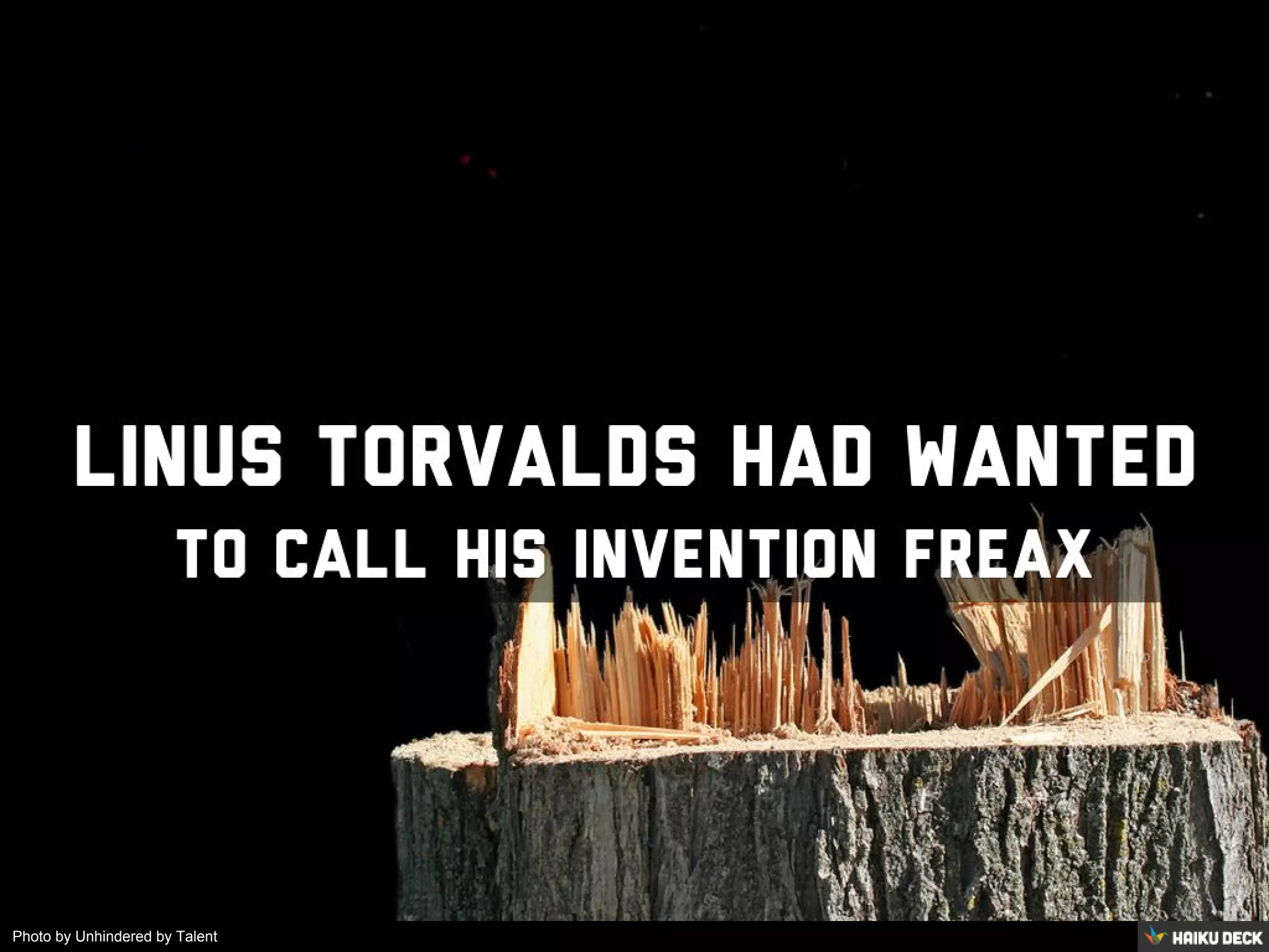 The History Of Linux | PPT