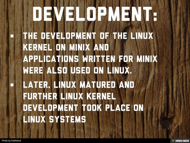 The History Of Linux | PPT