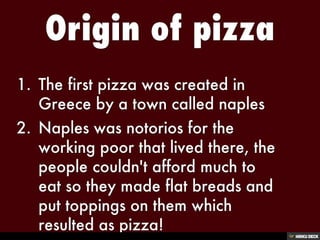 History of pizza | PPT