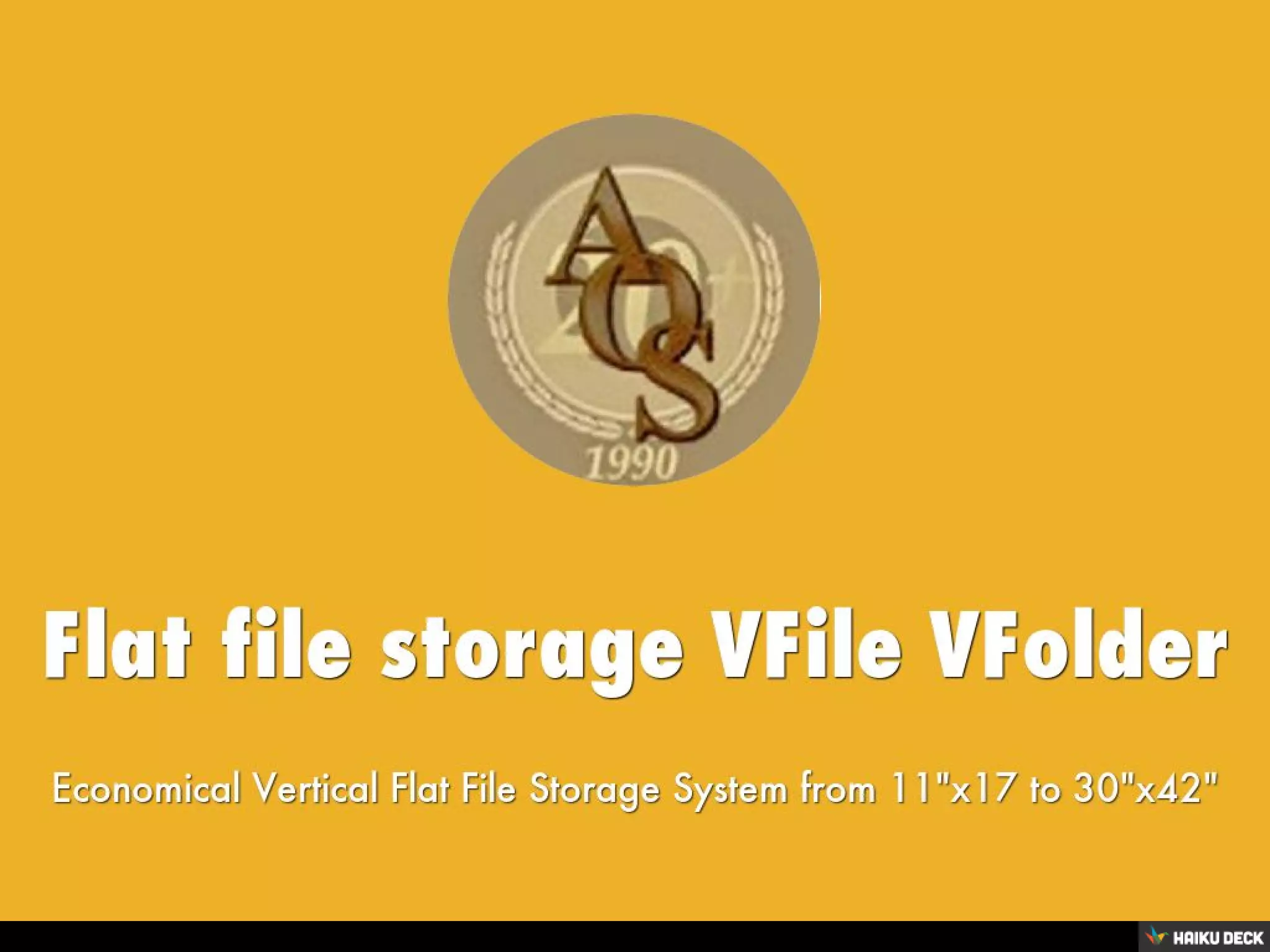 Flat file storage VFile VFolder | PDF