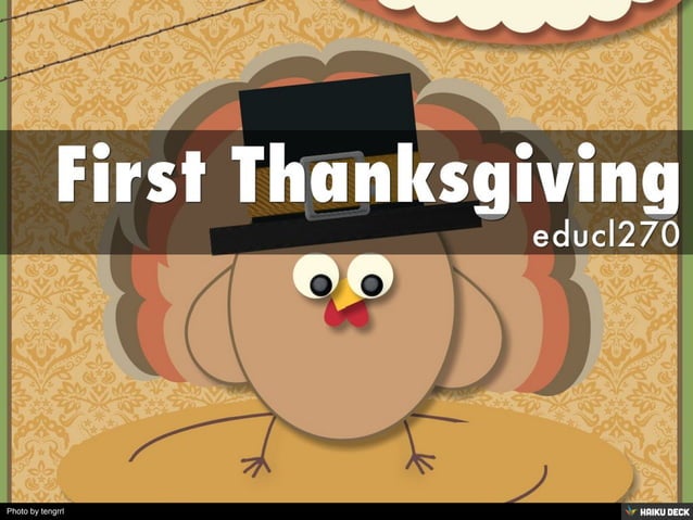 First Thanksgiving | PPT