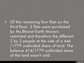 SELLING UNDIVIDED SHARE OF LAND | PPT
