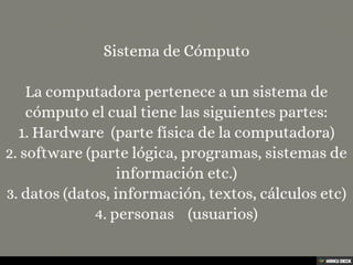 Conceptos Básicos de Computacion | PPT