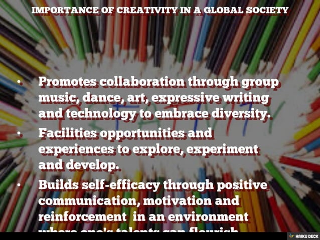 The value of creativity | PPT