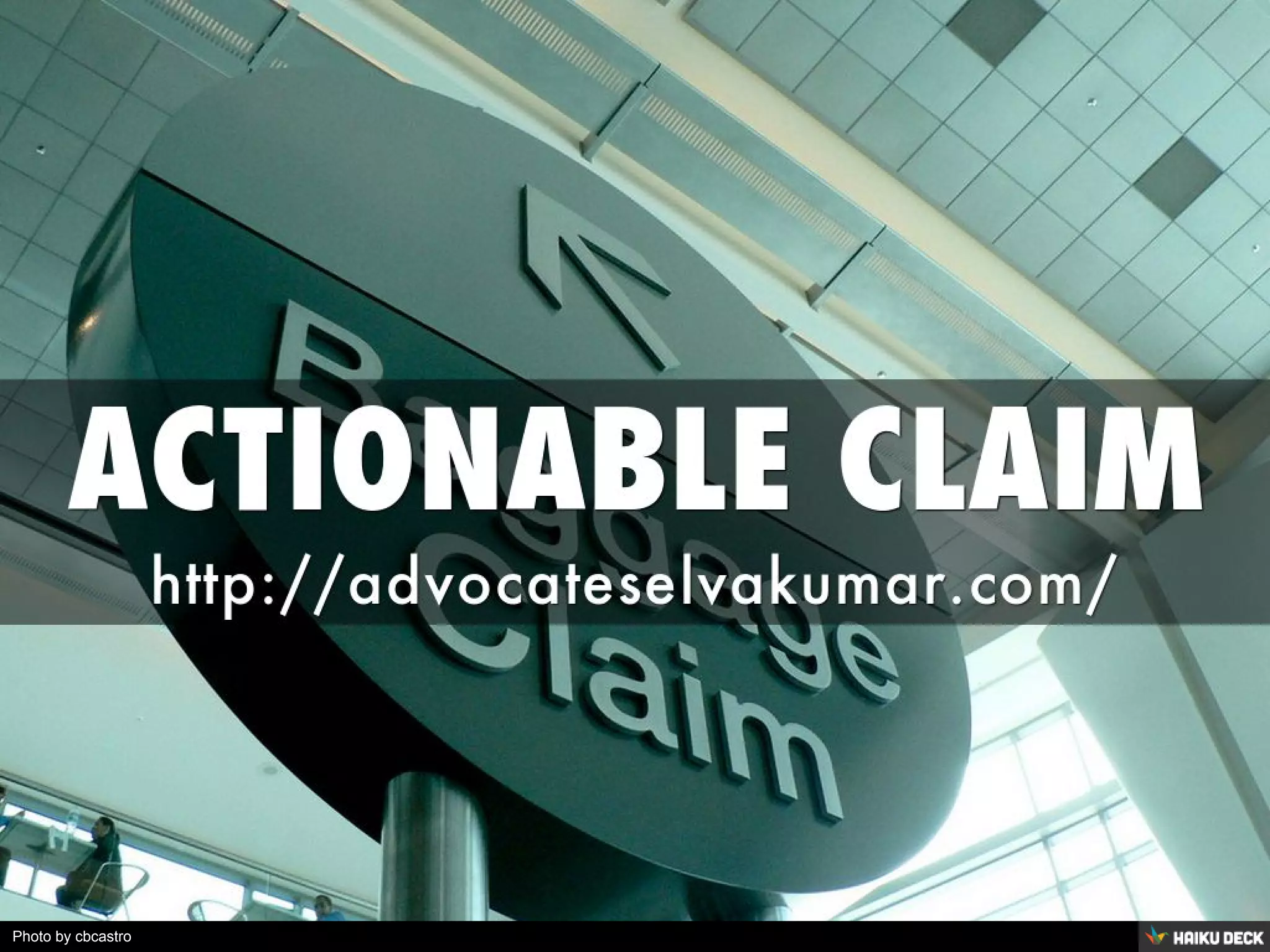 ACTIONABLE CLAIM | PDF | Business | Business and Finance