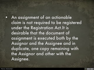 ACTIONABLE CLAIM | PDF | Business | Business and Finance