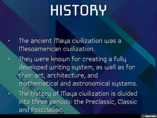 The Ancient Mayan Civilization | PDF