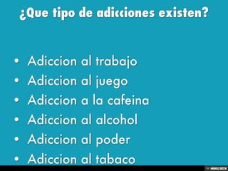 Las adicciones | PPT