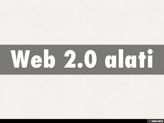 Web 2.0 alati | PDF