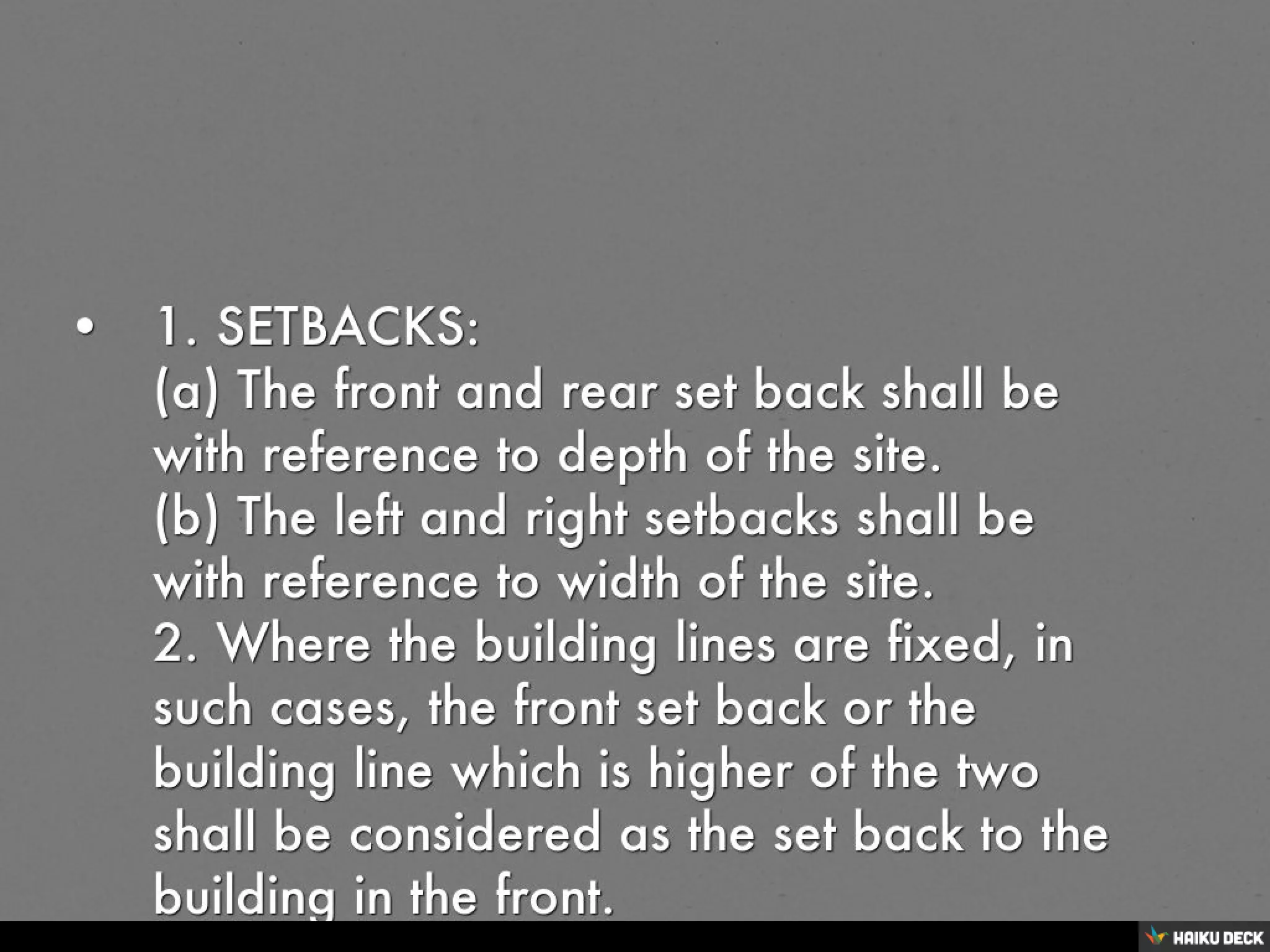 SETBACKS FOR BUILDINGS-bangalore5.com