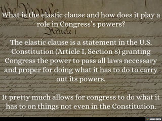 Legislative Branch Project | PPT