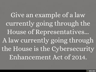 Legislative Branch Project | PPT