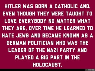 Hitler's early life | PDF