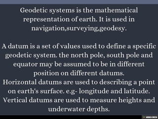 geodetic system | PPT