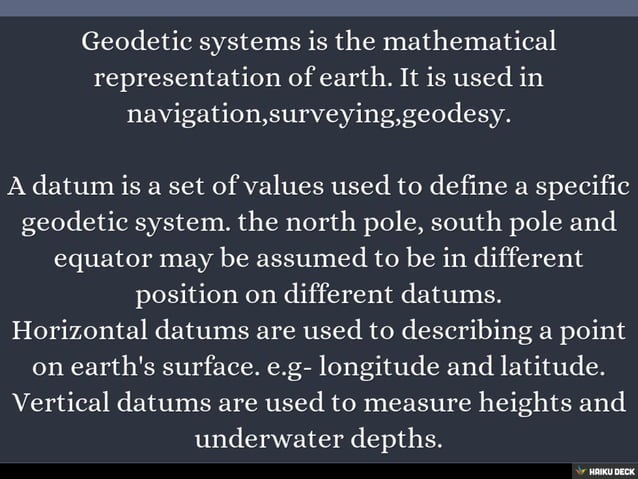 geodetic system | PDF