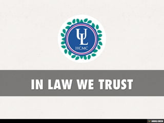 IN LAW WE TRUST | PDF