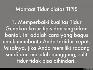 Tidur ala Rasulullah SAW | PDF